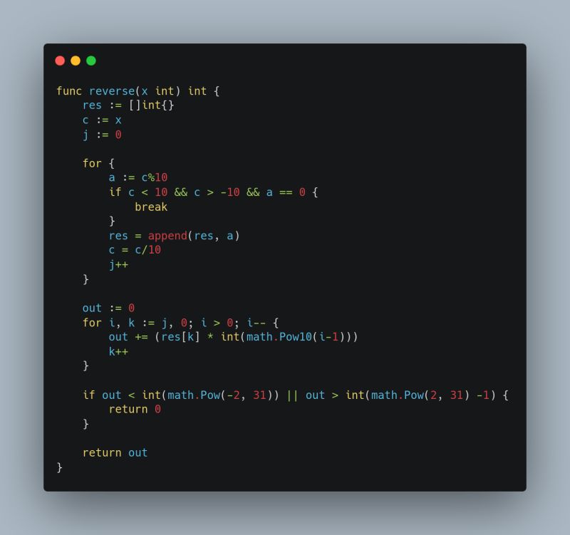 Muhammad Noman on LinkedIn: Given a signed 32-bit integer x, return x ... Muhammad Noman on LinkedIn: Given a signed 32-bit integer x, return x ...
