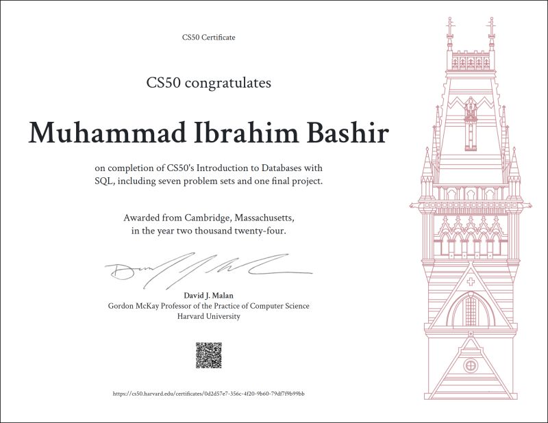 Ibrahim Bashir on LinkedIn: #sql #sqllite #cs50 #librarymanagement # ... Ibrahim Bashir on LinkedIn: #sql #sqllite #cs50 #librarymanagement # ...
