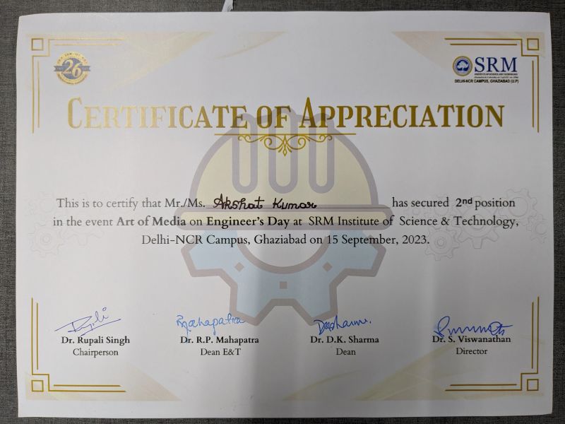 Akshat Kumar posted on LinkedIn Akshat Kumar posted on LinkedIn
