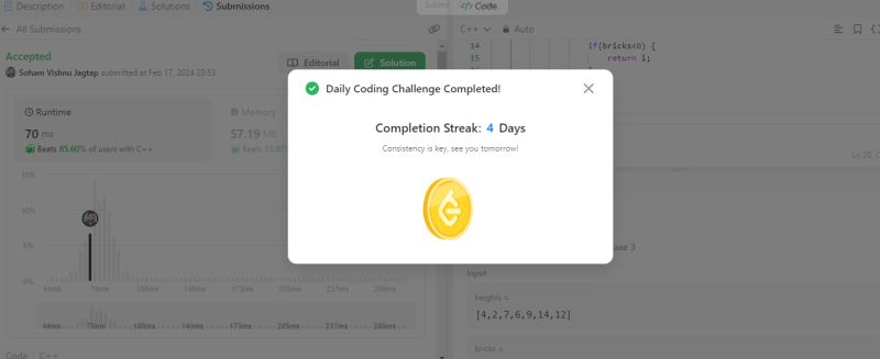 Soham Jagtap on LinkedIn: #100daysofcodechallenge #potd #leetcode ... Soham Jagtap on LinkedIn: #100daysofcodechallenge #potd #leetcode ...