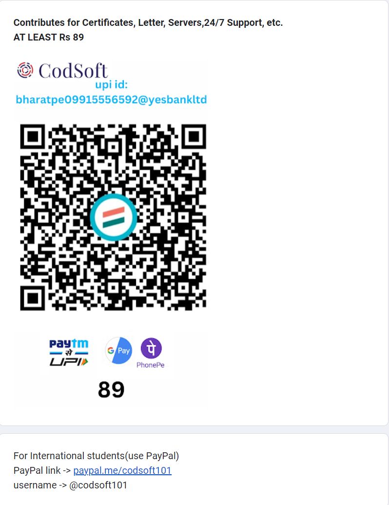 Sunil Kumar on LinkedIn: #codsoft Sunil Kumar on LinkedIn: #codsoft