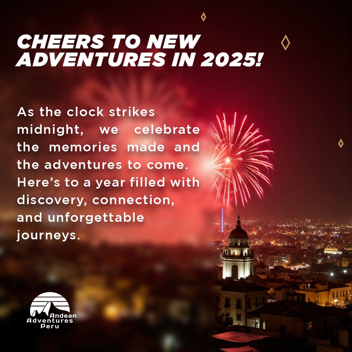 Andean Adventures Peru on LinkedIn: 🎉 Cheers to 2025: A Year of New ... Andean Adventures Peru on LinkedIn: 🎉 Cheers to 2025: A Year of New ...