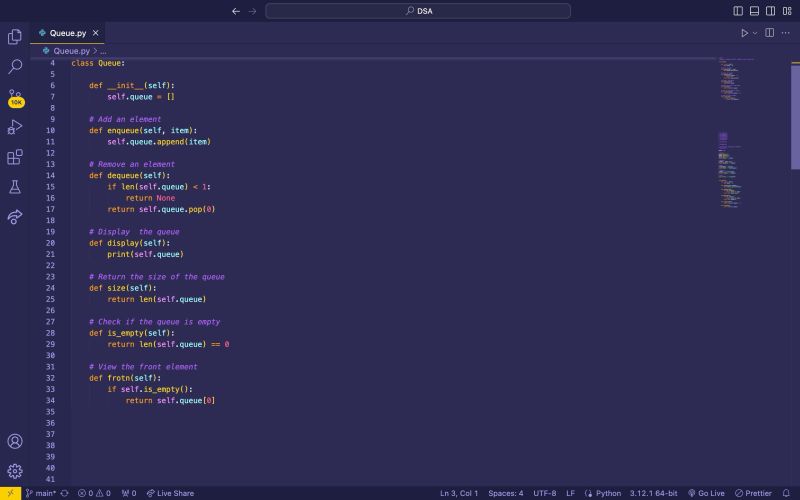Day 93 of #100DaysOfCode: A python implementation of queues | Catherine ... Day 93 of #100DaysOfCode: A python implementation of queues | Catherine ...
