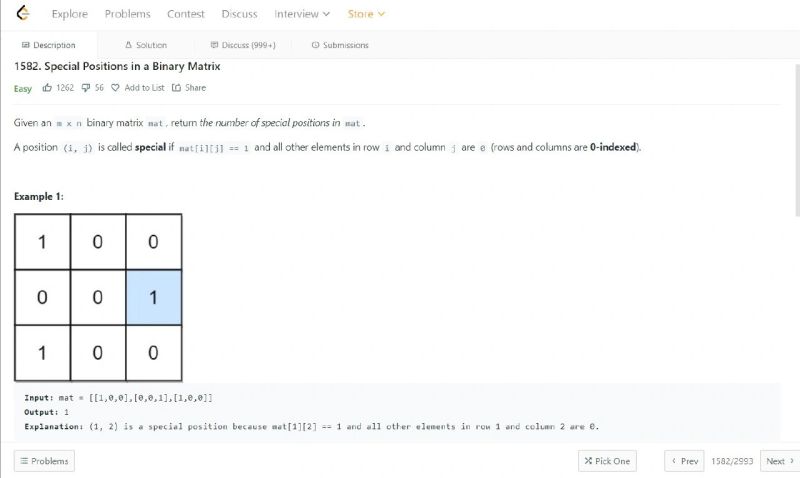 MADHAN N on LinkedIn: #30dayscodingchallenge #leetcode1582 # ... MADHAN N on LinkedIn: #30dayscodingchallenge #leetcode1582 # ...