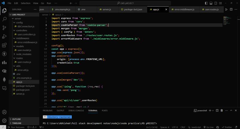 Developed a Learning Management System using MERN stack | Abhishek ... Developed a Learning Management System using MERN stack | Abhishek ...