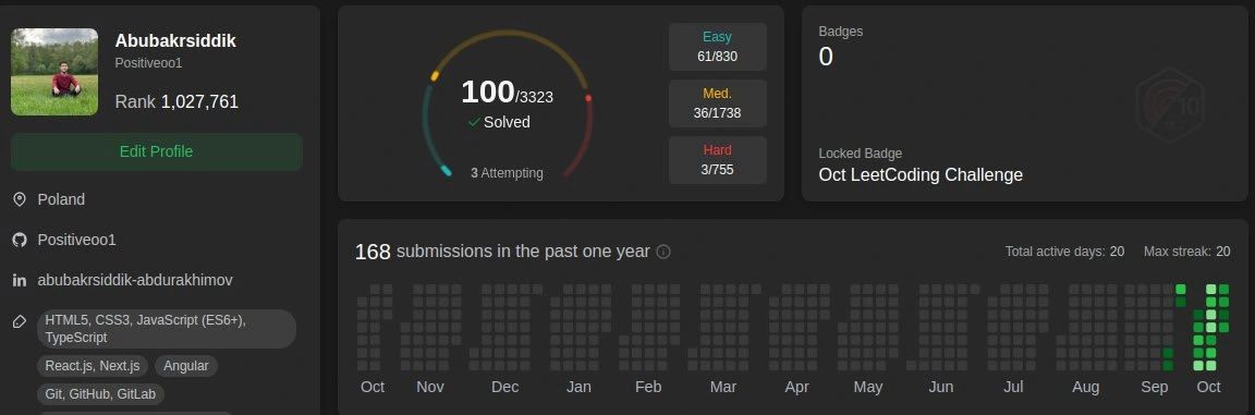 Abubakrsiddik Abdurakhimov 🇺🇿 on LinkedIn: #leetcode #javascript # ... Abubakrsiddik Abdurakhimov 🇺🇿 on LinkedIn: #leetcode #javascript # ...