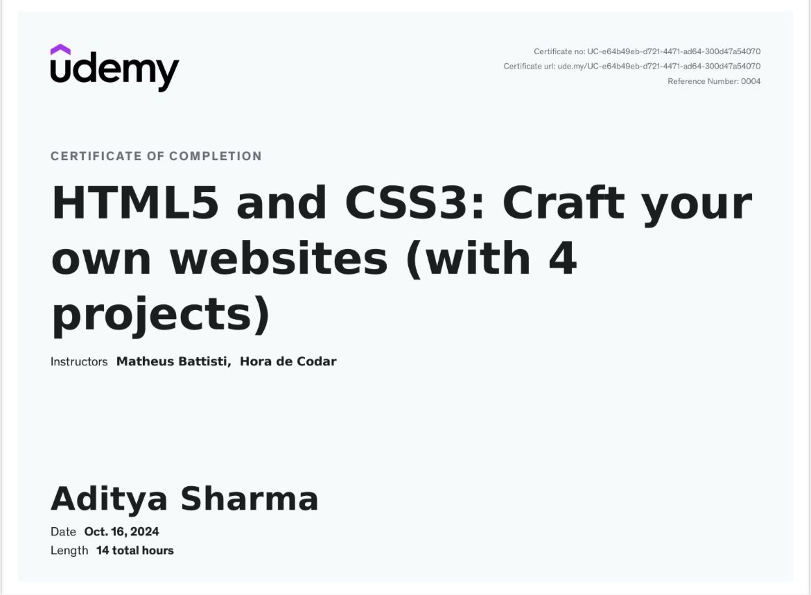 Aditya Sharma on LinkedIn: #html5 #css3 #webdevelopment #frontend Aditya Sharma on LinkedIn: #html5 #css3 #webdevelopment #frontend