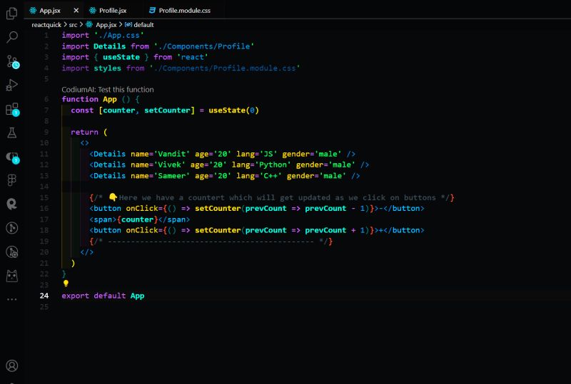My React journey: From Components to 'useState' | VANDIT VERMA posted ... My React journey: From Components to 'useState' | VANDIT VERMA posted ...