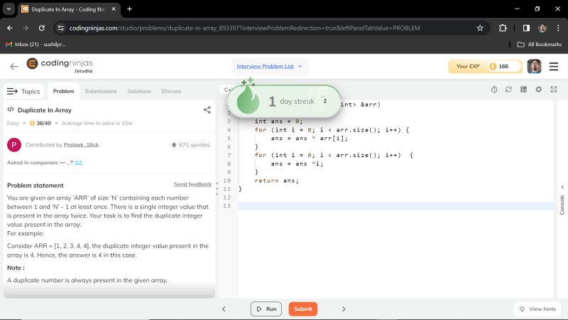 Akshat Kumar on LinkedIn: Day 58: C++ Programming on CodingNinjas... 😎 ... Akshat Kumar on LinkedIn: Day 58: C++ Programming on CodingNinjas... 😎 ...