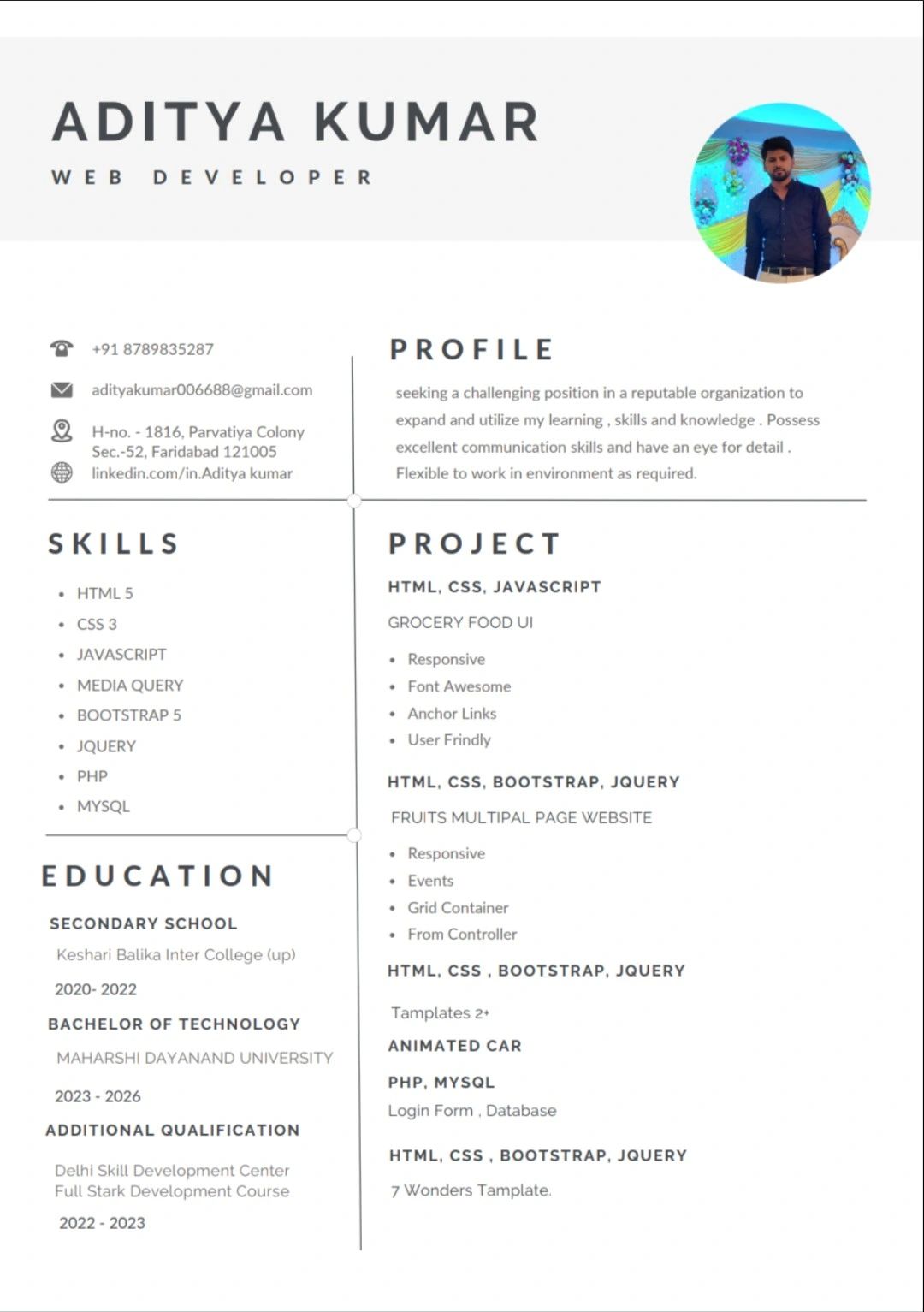 Aditya Bharti on LinkedIn: #html #css #javascript #bootstrap #jquery # ... Aditya Bharti on LinkedIn: #html #css #javascript #bootstrap #jquery # ...
