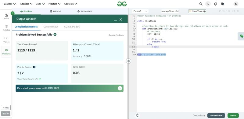 Suraj Sharma on LinkedIn: #160daysofcode #problemsolving #geeksforgeeks ... Suraj Sharma on LinkedIn: #160daysofcode #problemsolving #geeksforgeeks ...