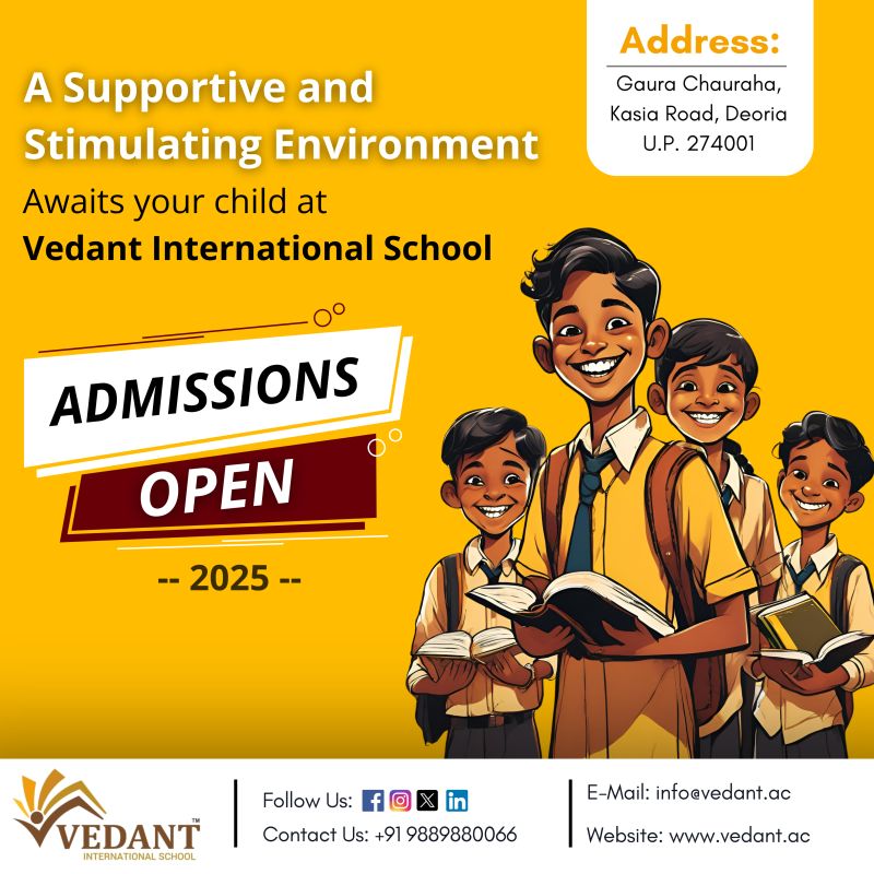 Vedant International School on LinkedIn: #school #education #admissions ... Vedant International School on LinkedIn: #school #education #admissions ...