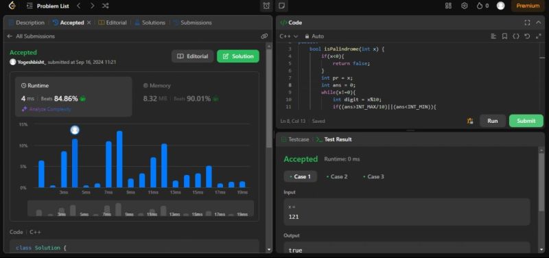 Yogesh bisht on LinkedIn: #codingjourney #leetcode #algorithm Yogesh bisht on LinkedIn: #codingjourney #leetcode #algorithm