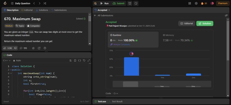 Rajesh Patil on LinkedIn: #100daysofcode #leetcode #100daysofcode # ... Rajesh Patil on LinkedIn: #100daysofcode #leetcode #100daysofcode # ...
