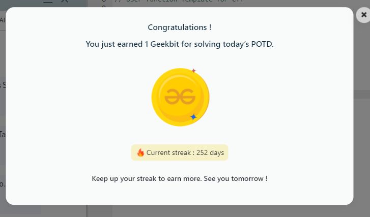 Purna Nand on LinkedIn: day 318 #365daysofcode Solved POTD ... Purna Nand on LinkedIn: day 318 #365daysofcode Solved POTD ...