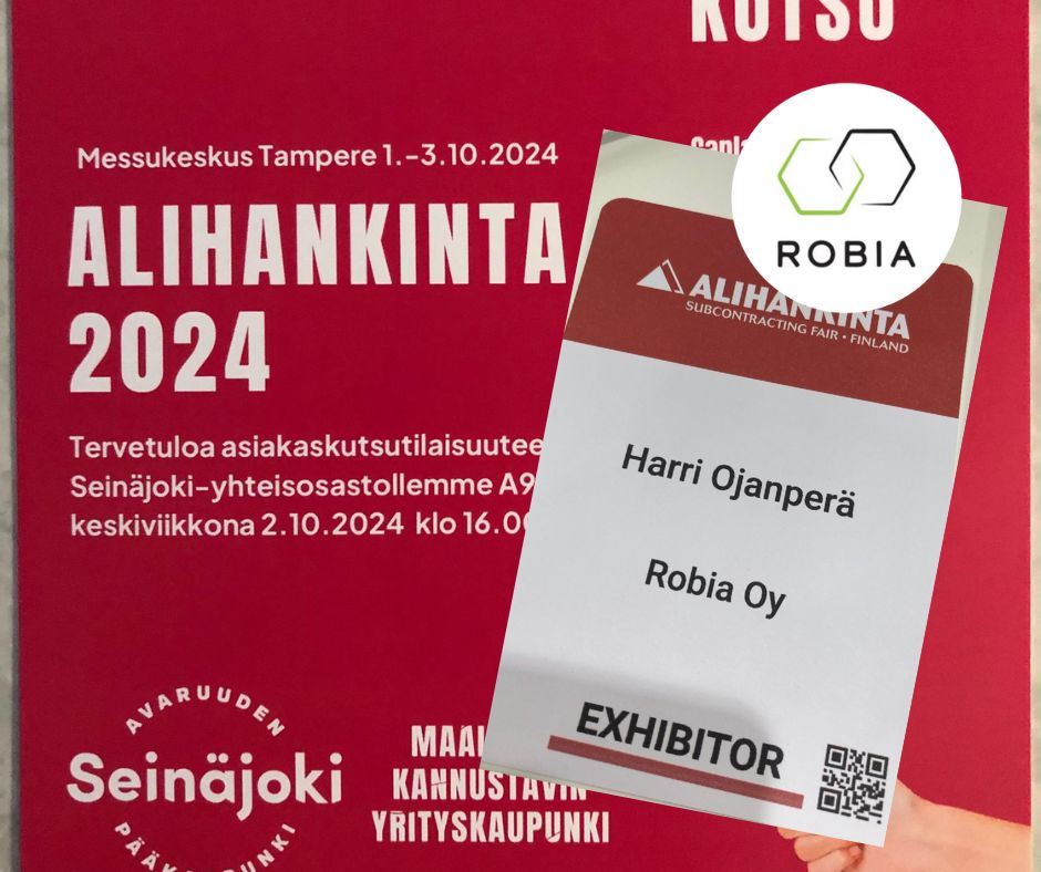 Robia Oy on LinkedIn: #alihankintamessut #robia #robotics #cobot Robia Oy on LinkedIn: #alihankintamessut #robia #robotics #cobot