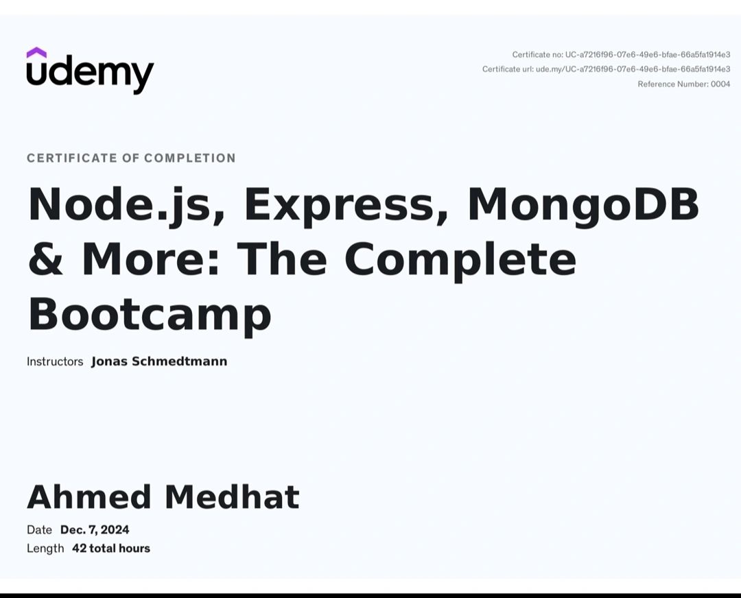 Ahmed Medhat on LinkedIn: #nodejs #mongodb #backenddevelopment # ... Ahmed Medhat on LinkedIn: #nodejs #mongodb #backenddevelopment # ...