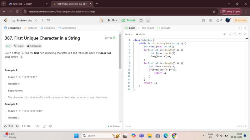 #dsa #dsa #problemsolving #java #leetcode | Nandini S. #dsa #dsa #problemsolving #java #leetcode | Nandini S.