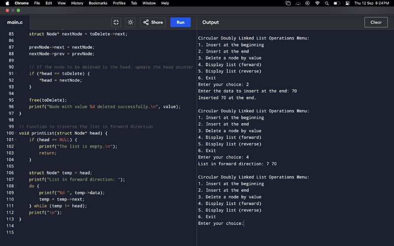 Mastered Doubly Linked Lists in C | Priyanshu Sahu posted on the topic ... Mastered Doubly Linked Lists in C | Priyanshu Sahu posted on the topic ...