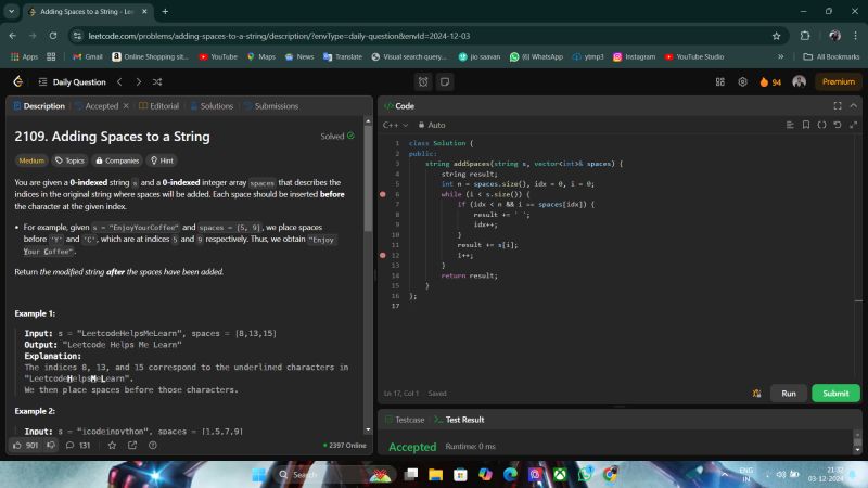 Raja Kumar on LinkedIn: #leetcode #codingchallenge #problemsolving # ... Raja Kumar on LinkedIn: #leetcode #codingchallenge #problemsolving # ...