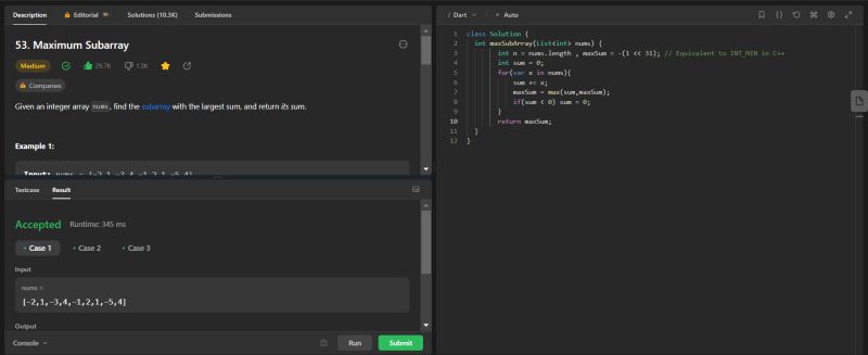 Aditya Shahi on LinkedIn: #dart #leetcode #dartprogramming #problemsolving Aditya Shahi on LinkedIn: #dart #leetcode #dartprogramming #problemsolving