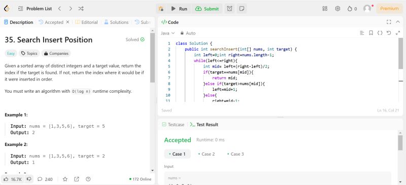 Sarayu Pitta on LinkedIn: #leetcode #codingchallenge #binarysearch # ... Sarayu Pitta on LinkedIn: #leetcode #codingchallenge #binarysearch # ...