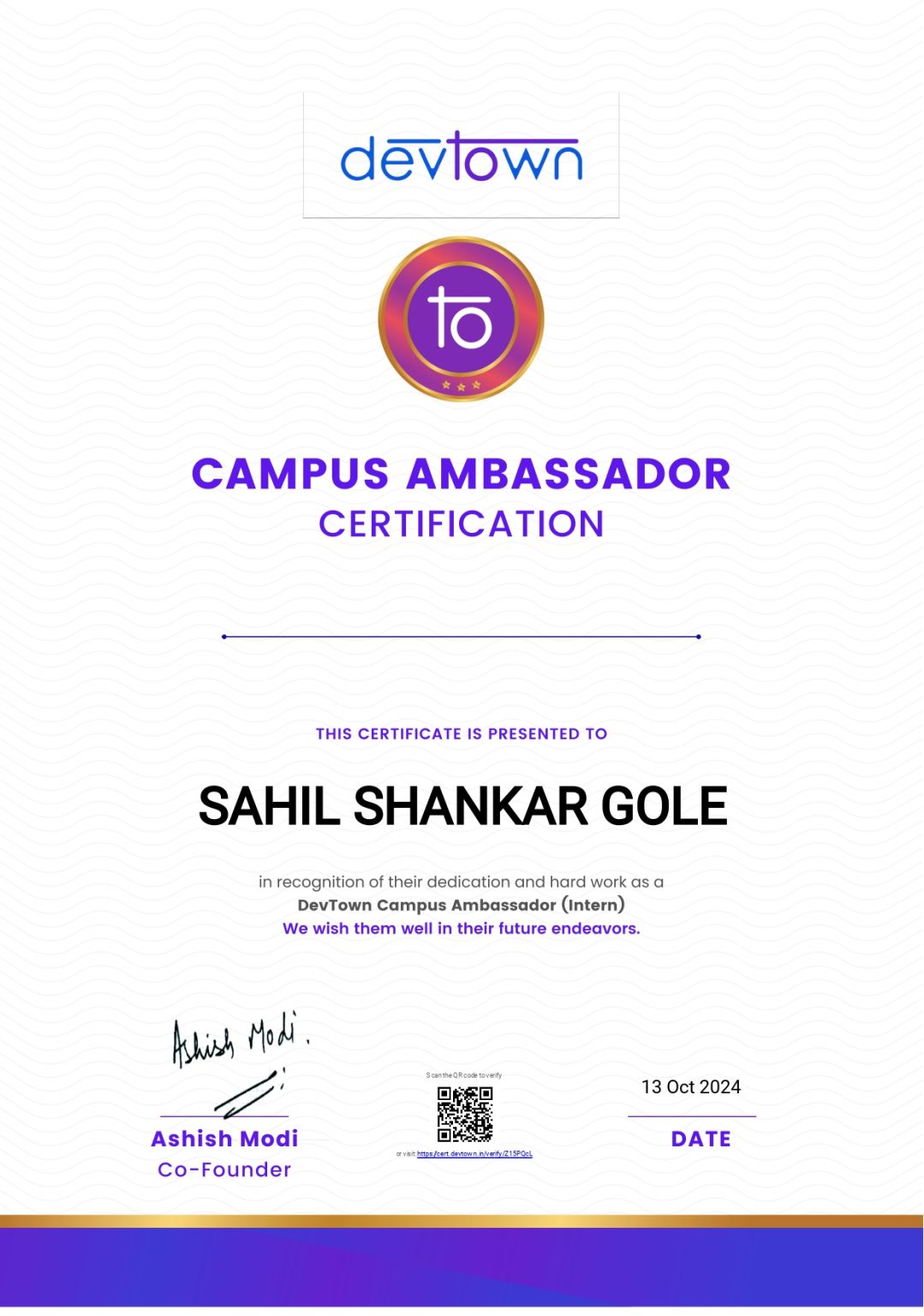 Sahil Gole on LinkedIn: #devtown #campusambassador #internship # ... Sahil Gole on LinkedIn: #devtown #campusambassador #internship # ...