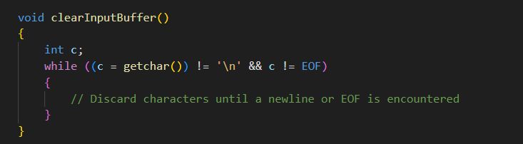 Adnan Adel on LinkedIn: Effectively Clearing Input Buffer in C In C ... Adnan Adel on LinkedIn: Effectively Clearing Input Buffer in C In C ...