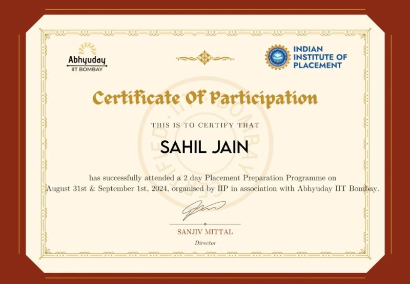 Sahil Jain on LinkedIn: #iit #placements Sahil Jain on LinkedIn: #iit #placements