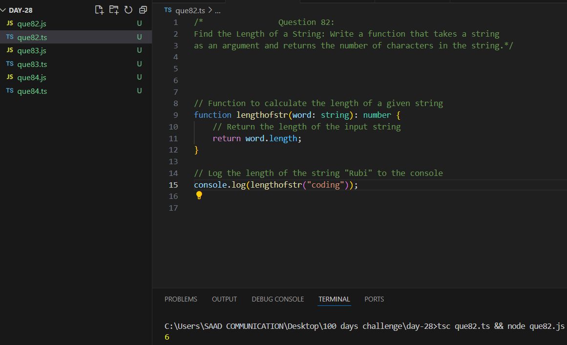 Rubi Abid on LinkedIn: #100daysofcode #typescript #stringmanipulation # ... Rubi Abid on LinkedIn: #100daysofcode #typescript #stringmanipulation # ...