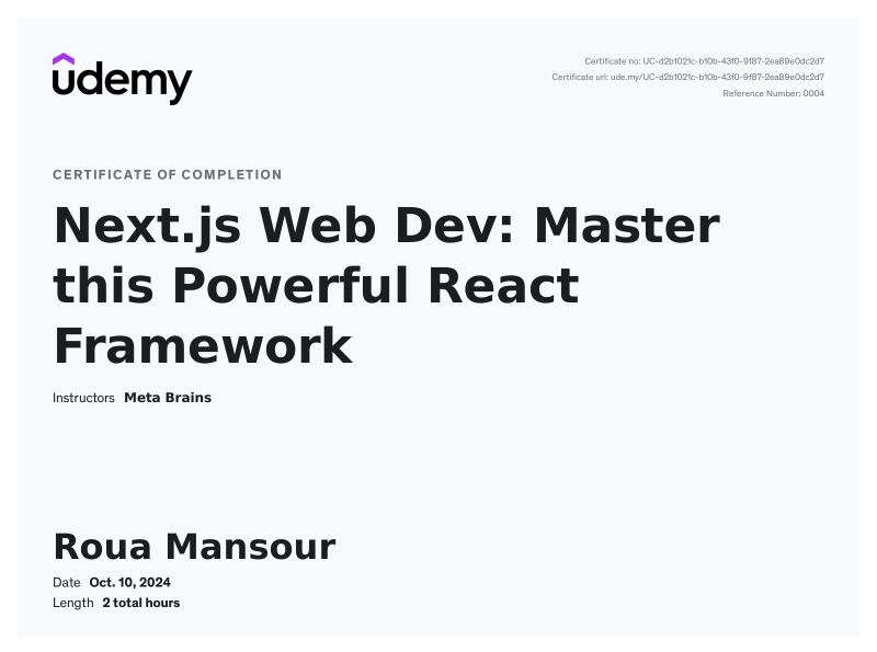 Roua Mansour on LinkedIn: #dev #coding #nextjs #programming #devlife # ... Roua Mansour on LinkedIn: #dev #coding #nextjs #programming #devlife # ...