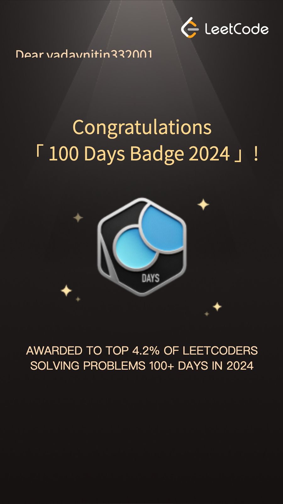 Nitin Yadav on LinkedIn: #leetcode #codingjourney #100daysofcode Nitin Yadav on LinkedIn: #leetcode #codingjourney #100daysofcode