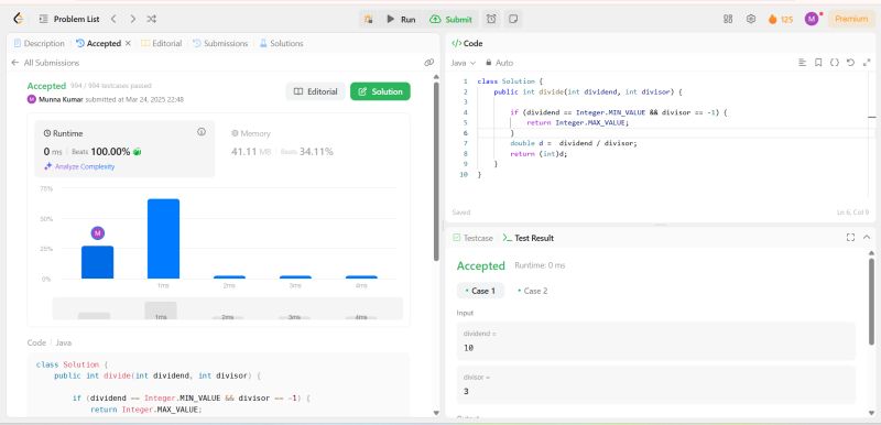 #leetcode #java #competitiveprogramming #codingjourney #dsa… | Munna Kumar #leetcode #java #competitiveprogramming #codingjourney #dsa… | Munna Kumar