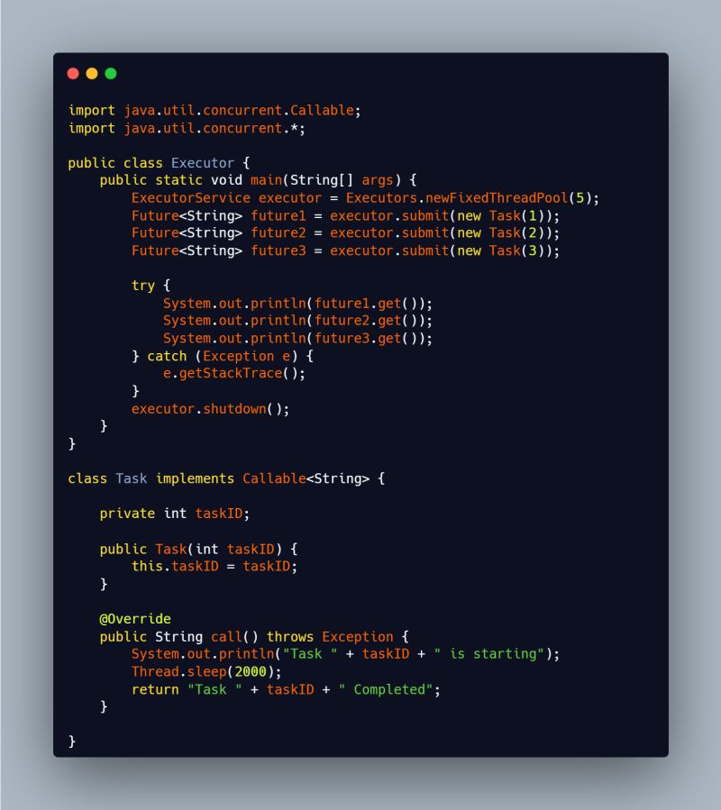 Day 12: Executor Framework & Producer-Consumer Problem Producer ... Day 12: Executor Framework & Producer-Consumer Problem Producer ...