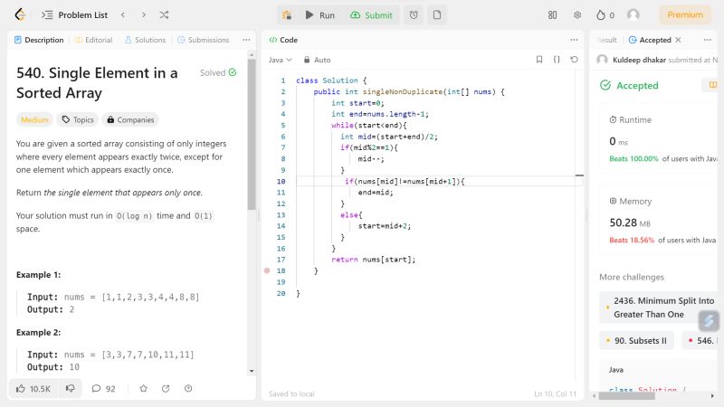 Kuldeep Dhakar on LinkedIn: #dsa #leetcode100daycodingchallenges # ... Kuldeep Dhakar on LinkedIn: #dsa #leetcode100daycodingchallenges # ...