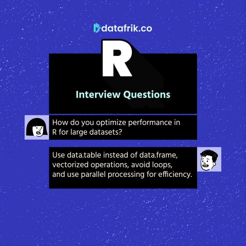 Handling large datasets in R? Performance optimization is key! Here are ... Handling large datasets in R? Performance optimization is key! Here are ...