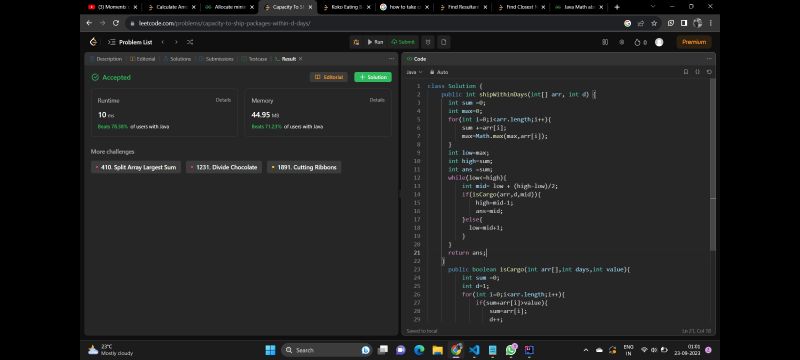 Ujval Rai on LinkedIn: #consistency #coding #dsa #java Ujval Rai on LinkedIn: #consistency #coding #dsa #java