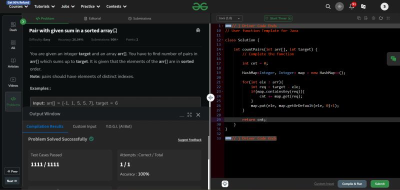 Sujay Gangan on LinkedIn: #codingchallenge #dsa #java #geeksforgeeks # ... Sujay Gangan on LinkedIn: #codingchallenge #dsa #java #geeksforgeeks # ...