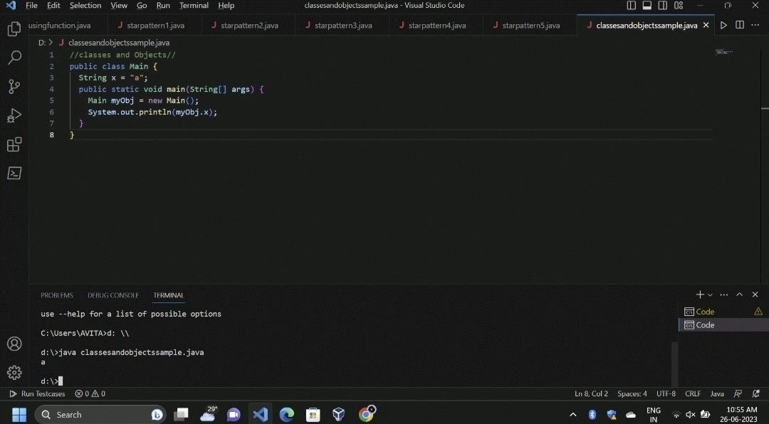 Rashi Aggarwal on LinkedIn: #classesandobjects #java Rashi Aggarwal on LinkedIn: #classesandobjects #java