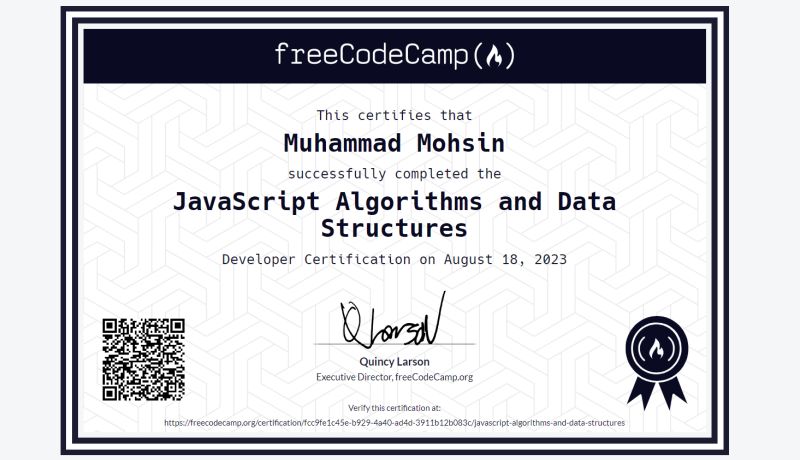 Muhammad Mohsin on LinkedIn: I’m happy to share that I’ve obtained a ... Muhammad Mohsin on LinkedIn: I’m happy to share that I’ve obtained a ...
