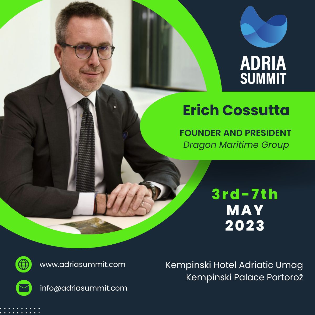 Adria Summit on LinkedIn: Erich P. Cossutta Founder and President ... Adria Summit on LinkedIn: Erich P. Cossutta Founder and President ...
