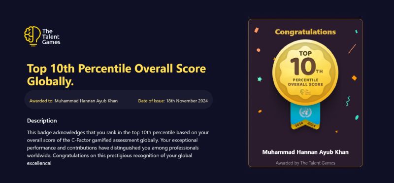 Muhammad Hannan Ayub Khan on LinkedIn: I’m thrilled to share that I’ve ... Muhammad Hannan Ayub Khan on LinkedIn: I’m thrilled to share that I’ve ...
