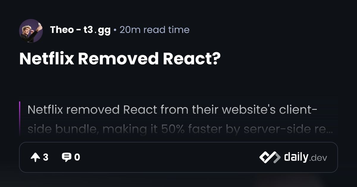 Hassam Saeed on LinkedIn: #copied #reactjs #netflix | 46 comments Hassam Saeed on LinkedIn: #copied #reactjs #netflix | 46 comments