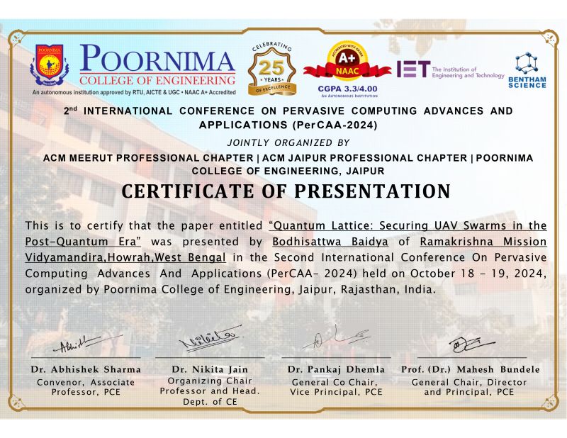 Bodhisattwa Baidya on LinkedIn: #phd #academicjourney #conferencepaper ... Bodhisattwa Baidya on LinkedIn: #phd #academicjourney #conferencepaper ...