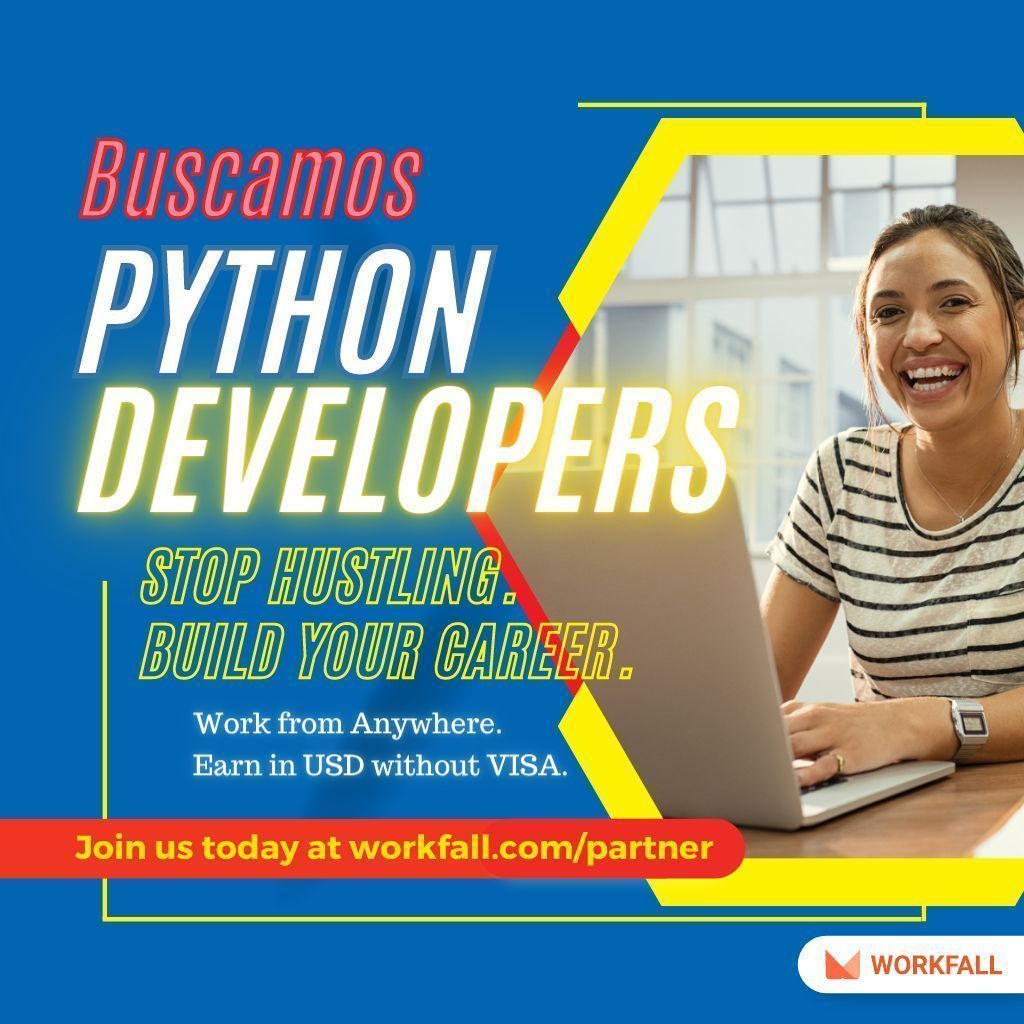 Workfall on LinkedIn: #python #developers #workfall #colombia #hiring # ... Workfall on LinkedIn: #python #developers #workfall #colombia #hiring # ...