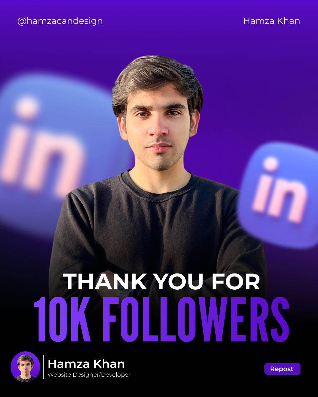 Hamza Khan on LinkedIn: ๐๐จ๐๐๐ฒ, ๐ ๐ฃ๐ฎ๐ฌ๐ญ ๐ต๐ถ๐ 10๐+ ๐๐ถ๐ป๐ธ๐ฒ๐ฑ๐๐ป ๐ณ๐ผ๐น๐น๐ผ๐๐ฒ๐ฟ๐ ... Hamza Khan on LinkedIn: ๐๐จ๐๐๐ฒ, ๐ ๐ฃ๐ฎ๐ฌ๐ญ ๐ต๐ถ๐ 10๐+ ๐๐ถ๐ป๐ธ๐ฒ๐ฑ๐๐ป ๐ณ๐ผ๐น๐น๐ผ๐๐ฒ๐ฟ๐ ...