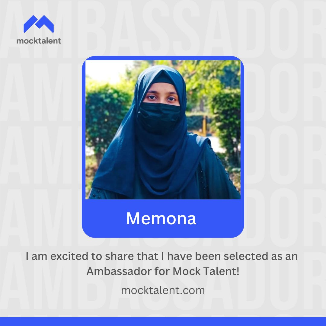 Memona Amir on LinkedIn: 💥 Thrilled to share that I have been selected ... Memona Amir on LinkedIn: 💥 Thrilled to share that I have been selected ...