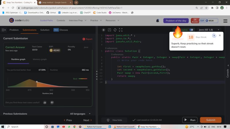 Mujeeb Tyagi on LinkedIn: #day18 #codestudio #coding #codingninjas Mujeeb Tyagi on LinkedIn: #day18 #codestudio #coding #codingninjas