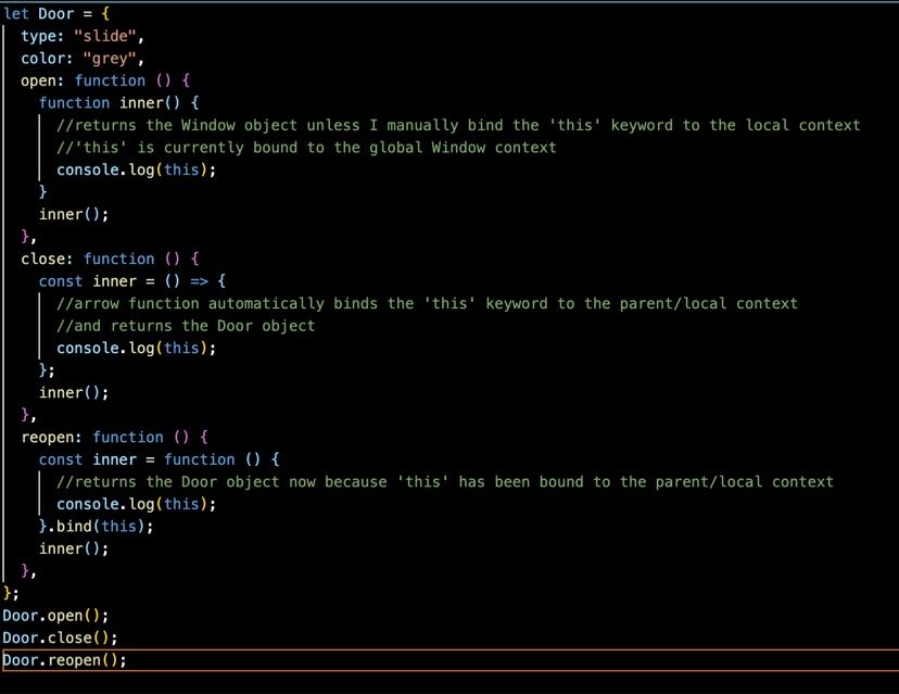 When people ask why I prefer arrow functions over regular functions ... When people ask why I prefer arrow functions over regular functions ...