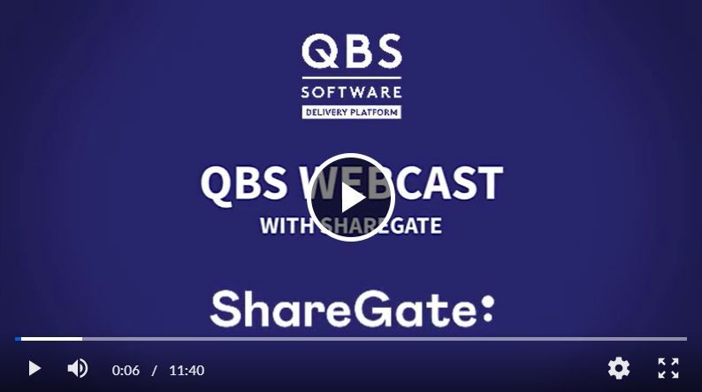 QBS Software - Nordics/ Benelux on LinkedIn: ShareGate and QBS webcast ... QBS Software - Nordics/ Benelux on LinkedIn: ShareGate and QBS webcast ...